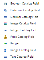 Catalog field